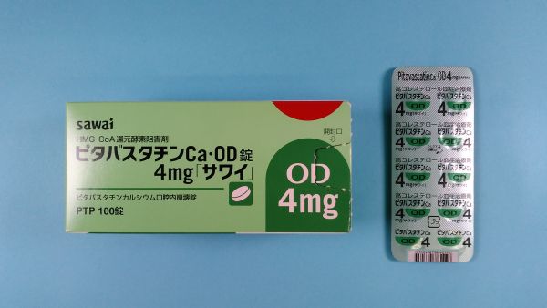 ピタバスタチンCa・OD錠4mg「サワイ」｜メディカルお薬.com【中央メディカルシステム株式会社】