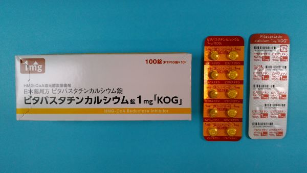 ピタバスタチンカルシウム錠1mg「KOG」｜メディカルお薬.com【中央メディカルシステム株式会社】