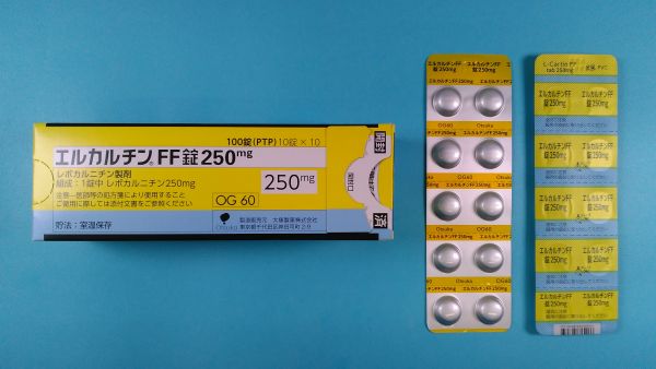 エルカルチンFF錠250mg｜メディカルお薬.com【中央メディカルシステム株式会社】