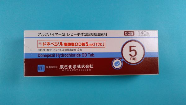ドネペジル塩酸塩OD錠5mg「TCK」｜メディカルお薬.com【中央メディカルシステム株式会社】