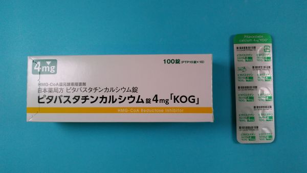 ピタバスタチンカルシウム錠4mg「KOG」｜メディカルお薬.com【中央メディカルシステム株式会社】