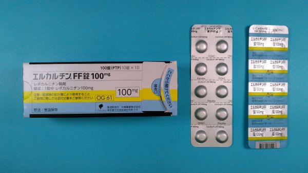 エルカルチンFF錠100mg｜メディカルお薬.com【中央メディカルシステム株式会社】