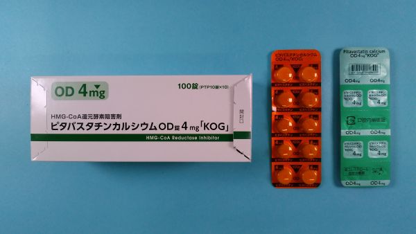 ピタバスタチンカルシウムOD錠4mg「KOG」｜メディカルお薬.com【中央メディカルシステム株式会社】