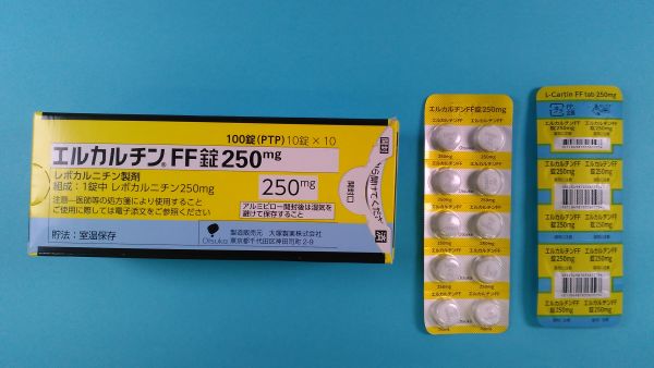 エルカルチンFF錠250mg｜メディカルお薬.com【中央メディカルシステム株式会社】