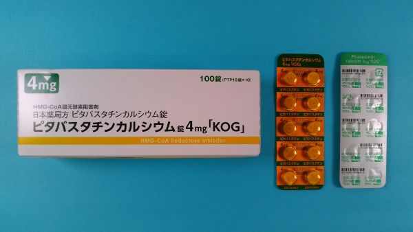 ピタバスタチンカルシウム錠4mg「KOG」｜メディカルお薬.com【中央メディカルシステム株式会社】