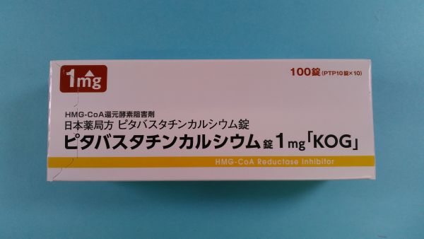 ピタバスタチンカルシウム錠1mg「KOG」｜メディカルお薬.com【中央メディカルシステム株式会社】