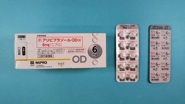 アリピプラゾールOD錠6mg「ニプロ」｜メディカルお薬.com【中央メディカルシステム株式会社】
