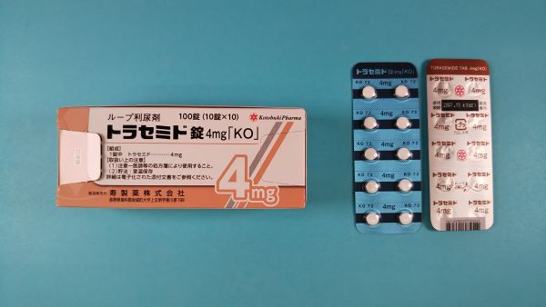 トラセミド錠4mg「KO」｜メディカルお薬.com【中央メディカルシステム株式会社】